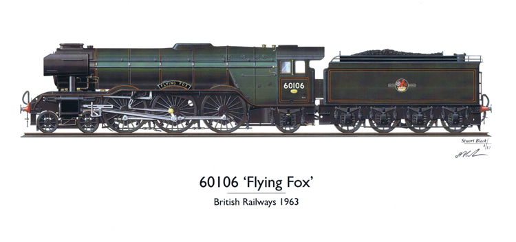 Stuart Black - locomotive prints, locomotive cards and aircraft prints ...