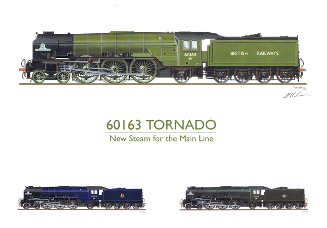 Stuart Black - locomotive prints, locomotive cards and aircraft prints ...